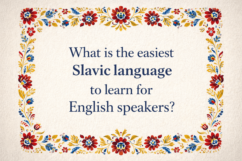 Easiest Slavic Language for English Speakers: Ranked by Data | Slavonaut
